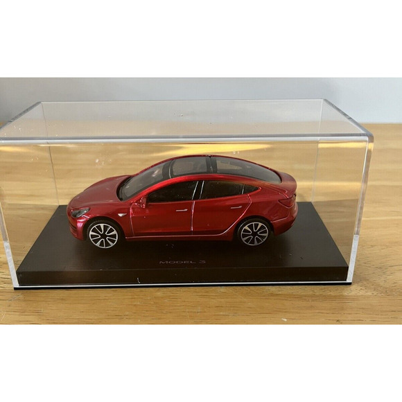 Burago | Toys | Tesla Model 3 Scale Car 43 Die Cast Red Collection ...